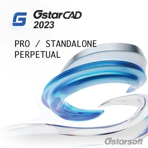 GstarCAD 2023 Professional, Standalone and lifetime versions.